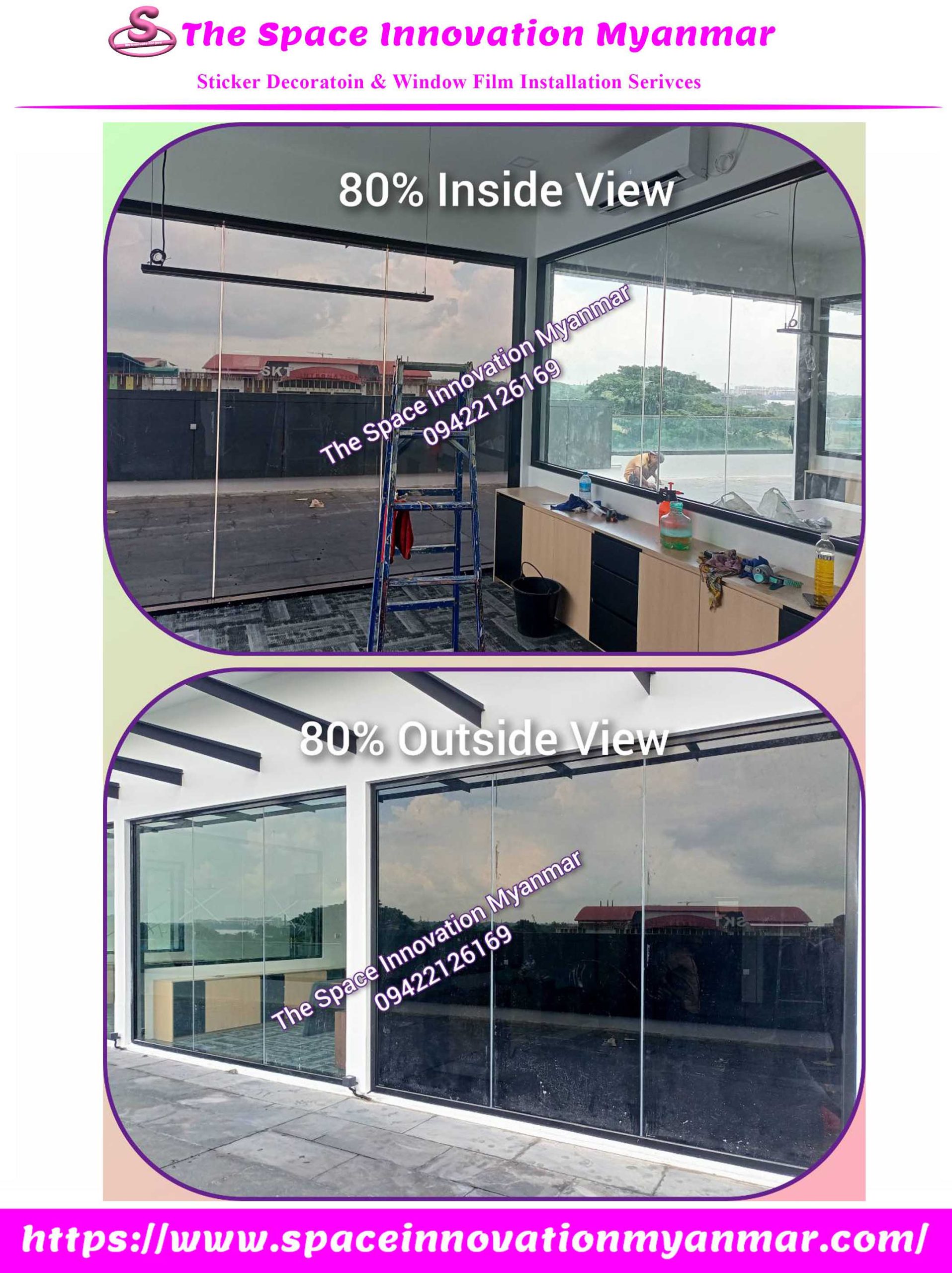 Heat Resistance, UV Protection, IR Protection Sun Film - The Space ...