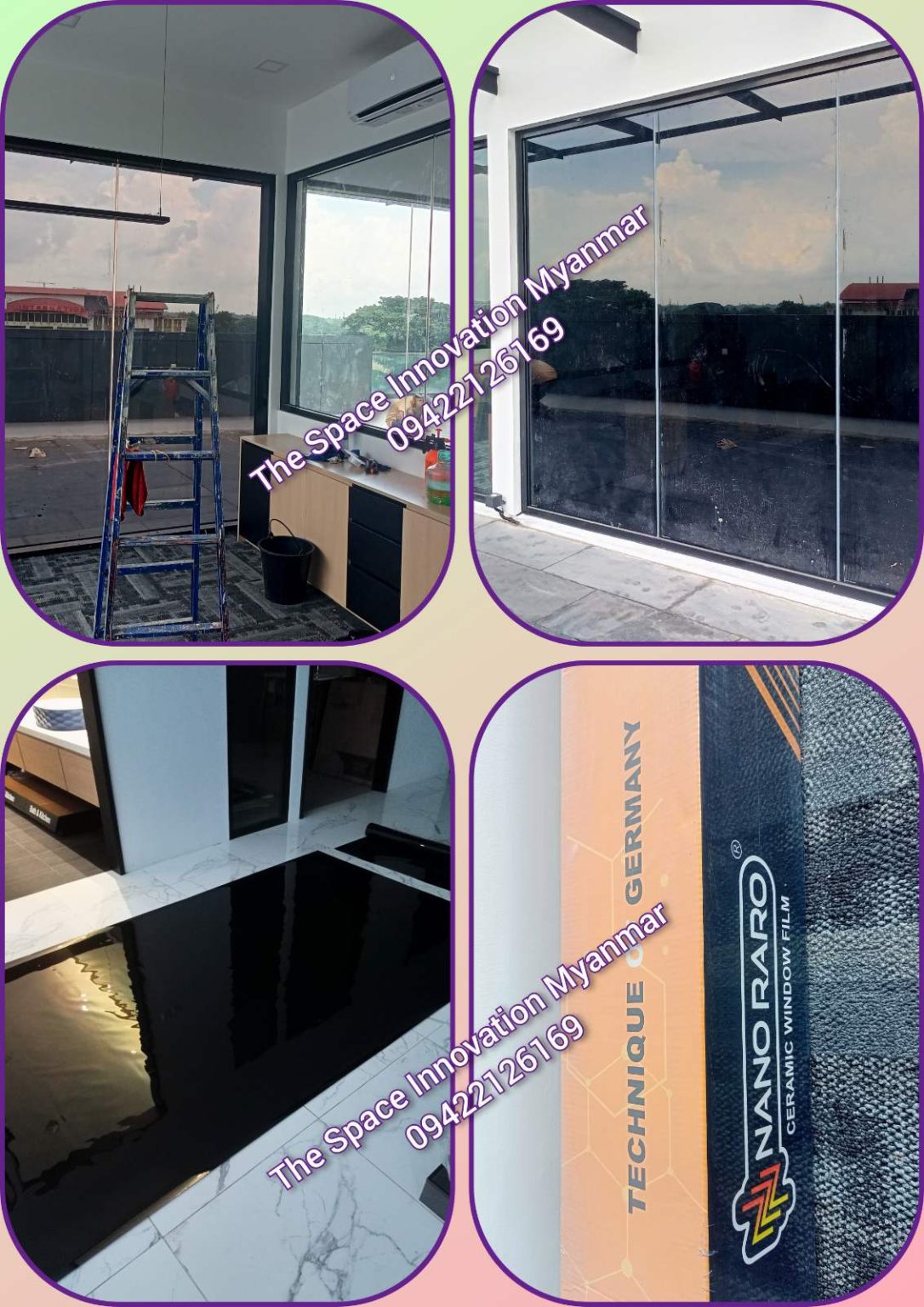 Safety Window Film, Sun Protection Glass Film Installation - The Space ...