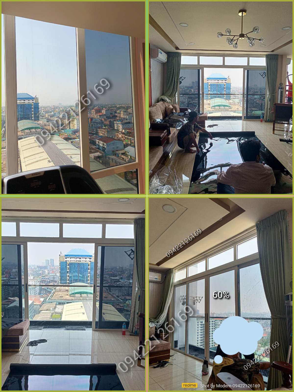Nano Ceramic Sun Protection Window Films 60% Installation - The Space ...